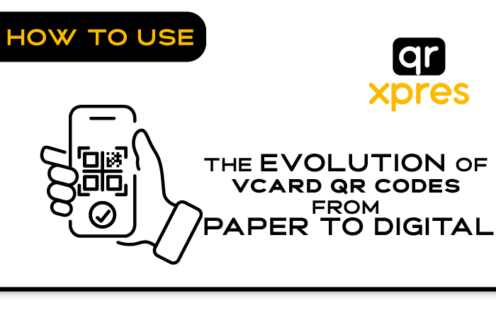 The Evolution of VCard QR Codes: From Paper to Digital | qrxpres: Smart ...